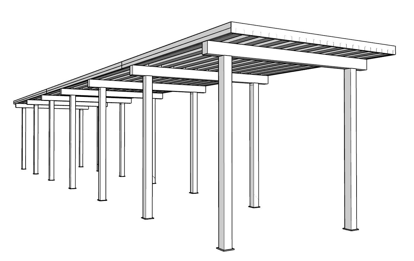 Savannah Walkway Cover - Awnex - Architectural Branding Elements