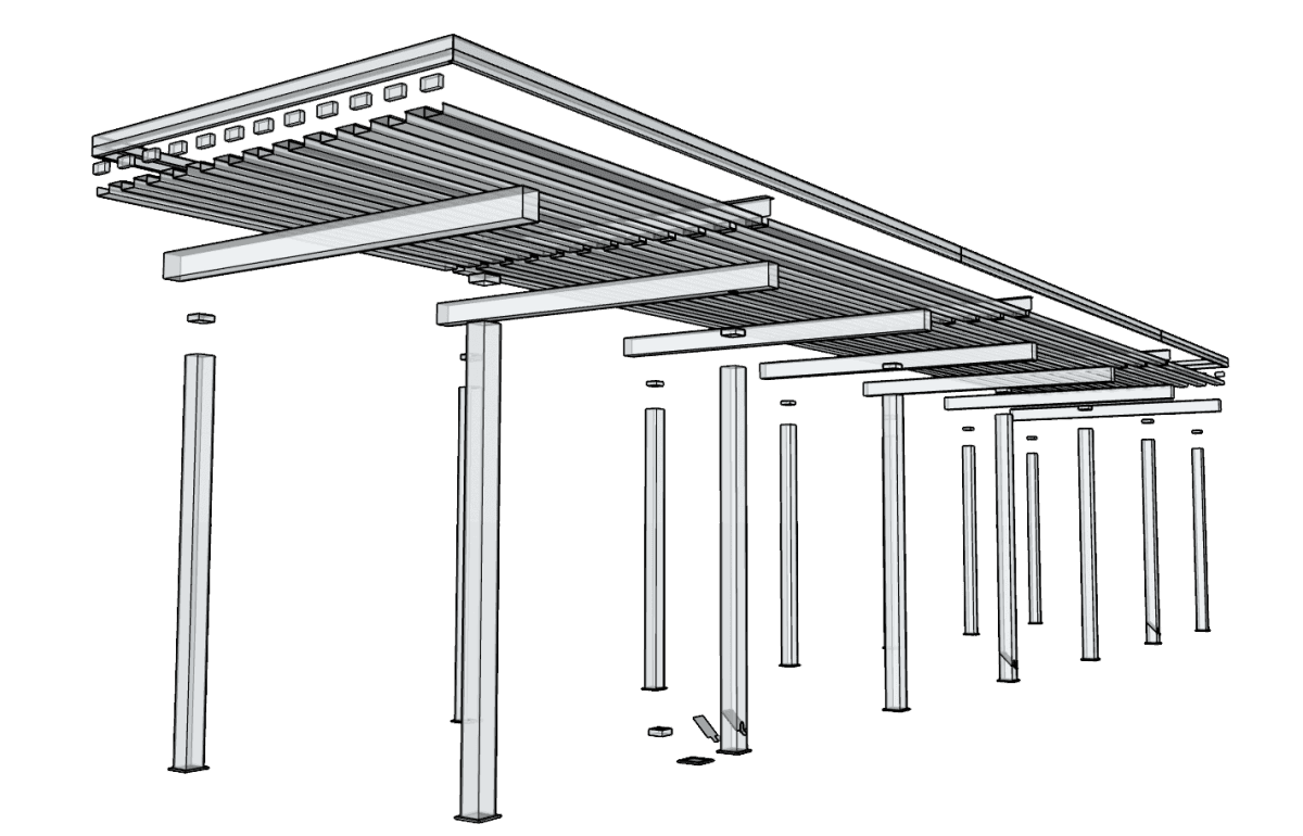 Savannah Walkway Cover - Architects - Awnex - Architectural Branding ...